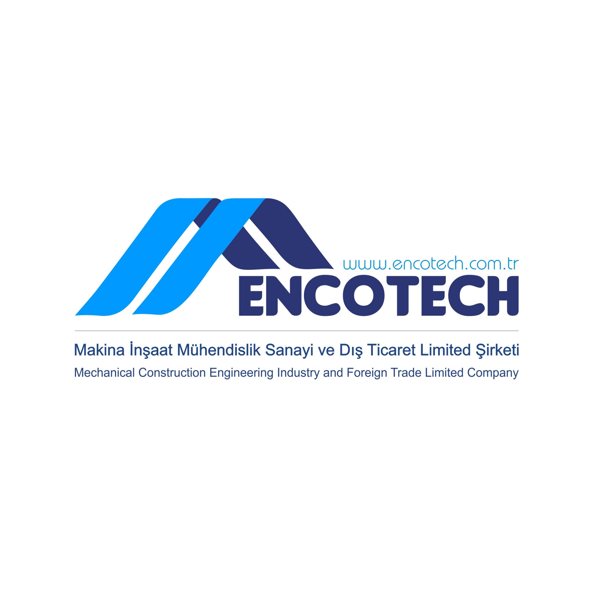 ENCOTECH Logo ve Kurumsal Kimlik Tasarımı - Beyaz Kare Tasarım