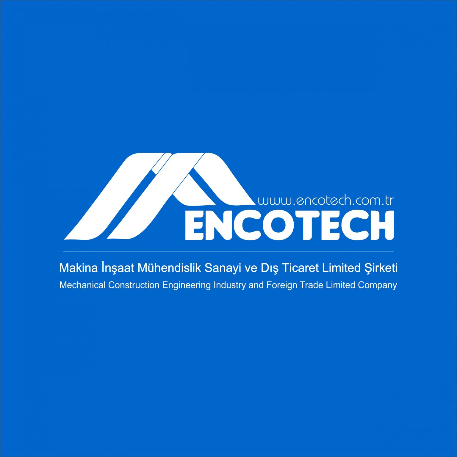 ENCOTECH Logo ve Kurumsal Kimlik Tasarımı - Beyaz Kare Tasarım