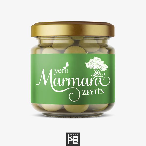 Zeytin Logo Tasarımı - Beyaz Kare Tasarım
