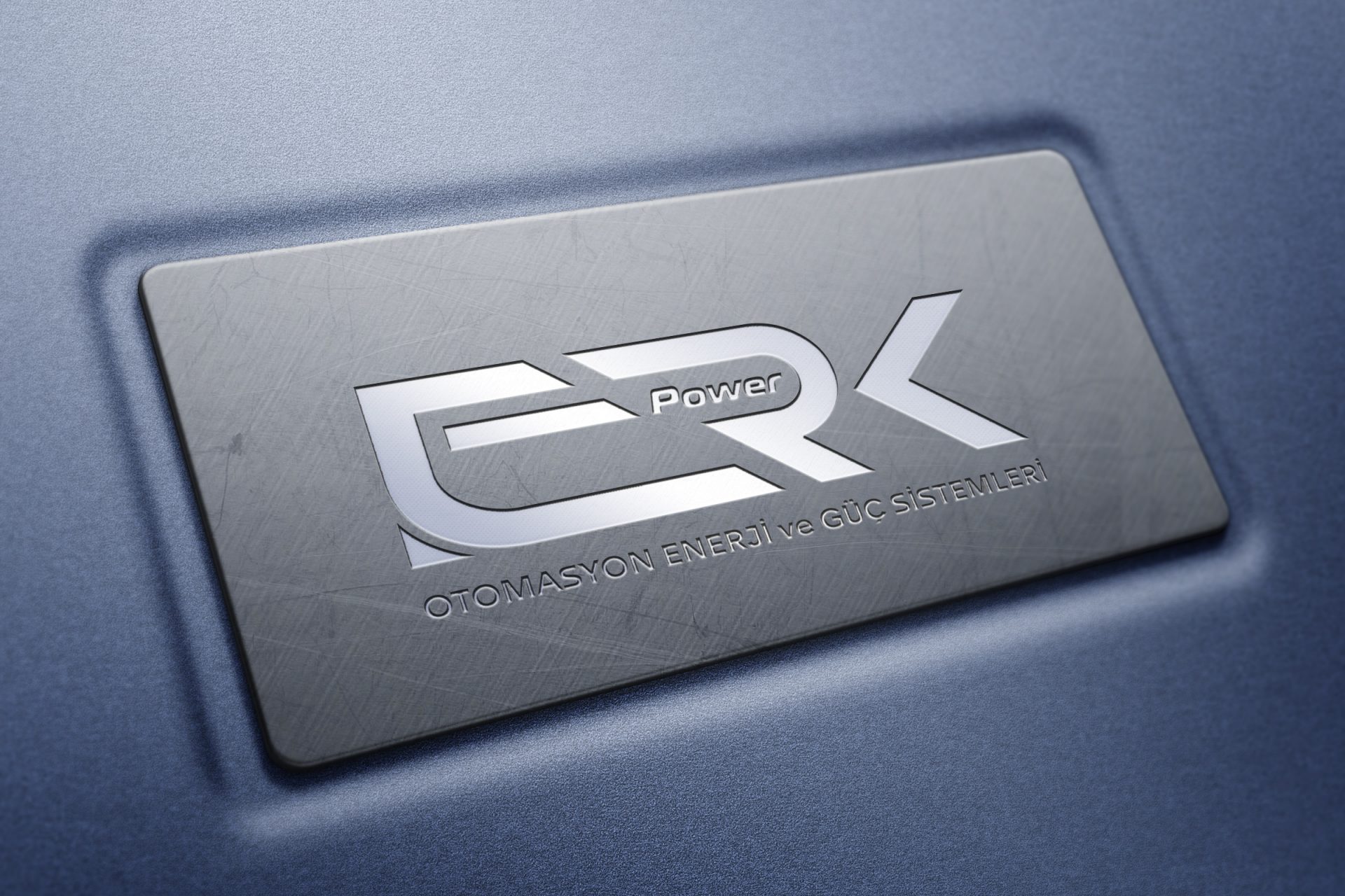 ERK Power Logo Tasarımı - Beyaz Kare Tasarım